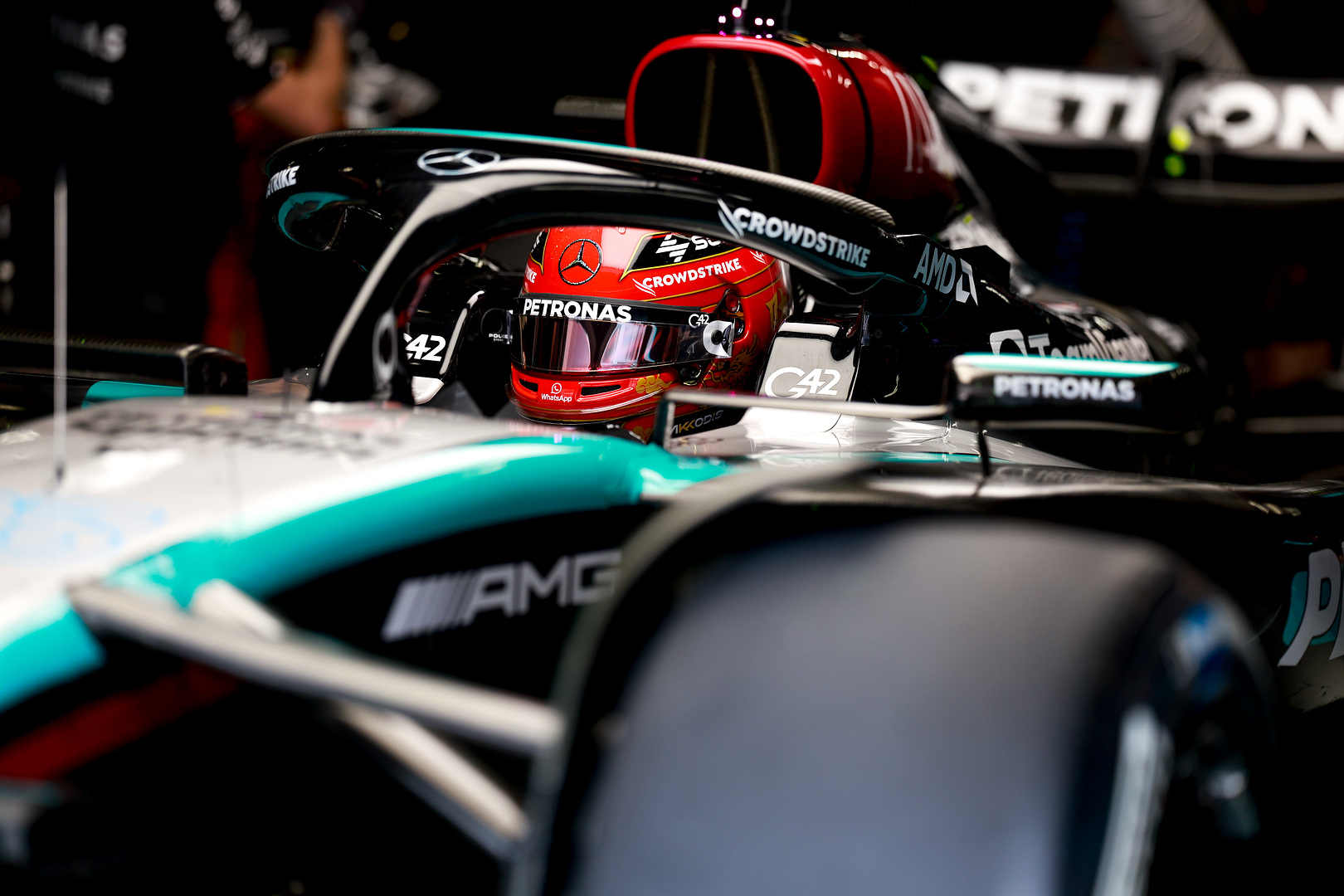 Russell denies Hamilton's claims of big set-up differences between the Mercedes cars at F1 ...