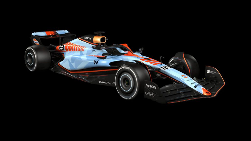 Williams unveil special Gulf livery for three races later in the 2023 ...